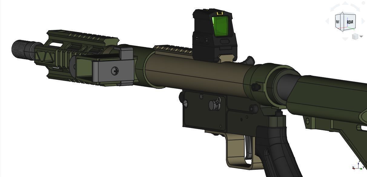 Sten gun MK II whatif CAD files 3D model | CGTrader