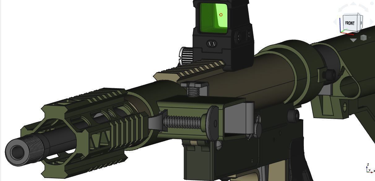 Sten gun MK II whatif CAD files 3D model | CGTrader