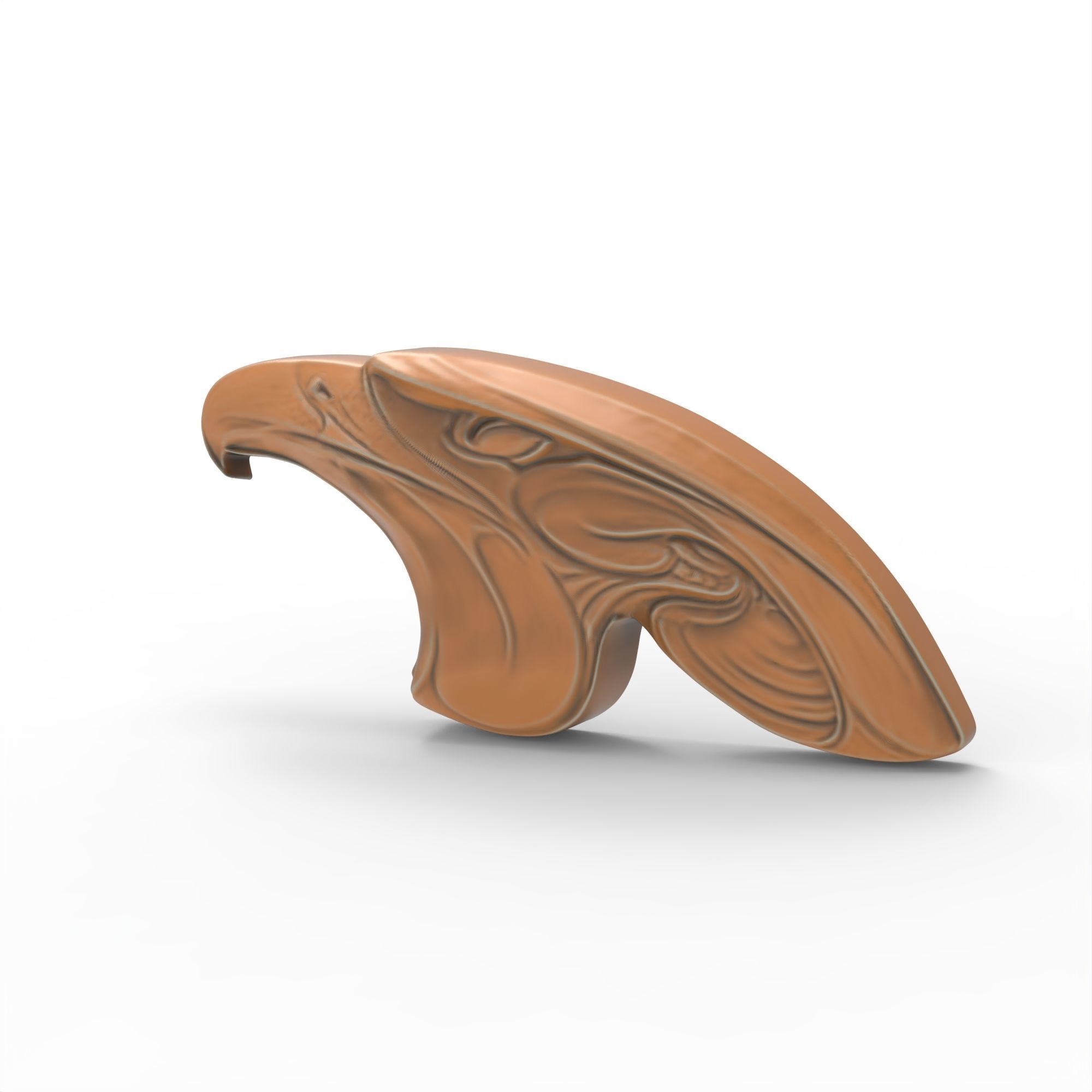 Eagle Bird Head 3D model 3D printable | CGTrader
