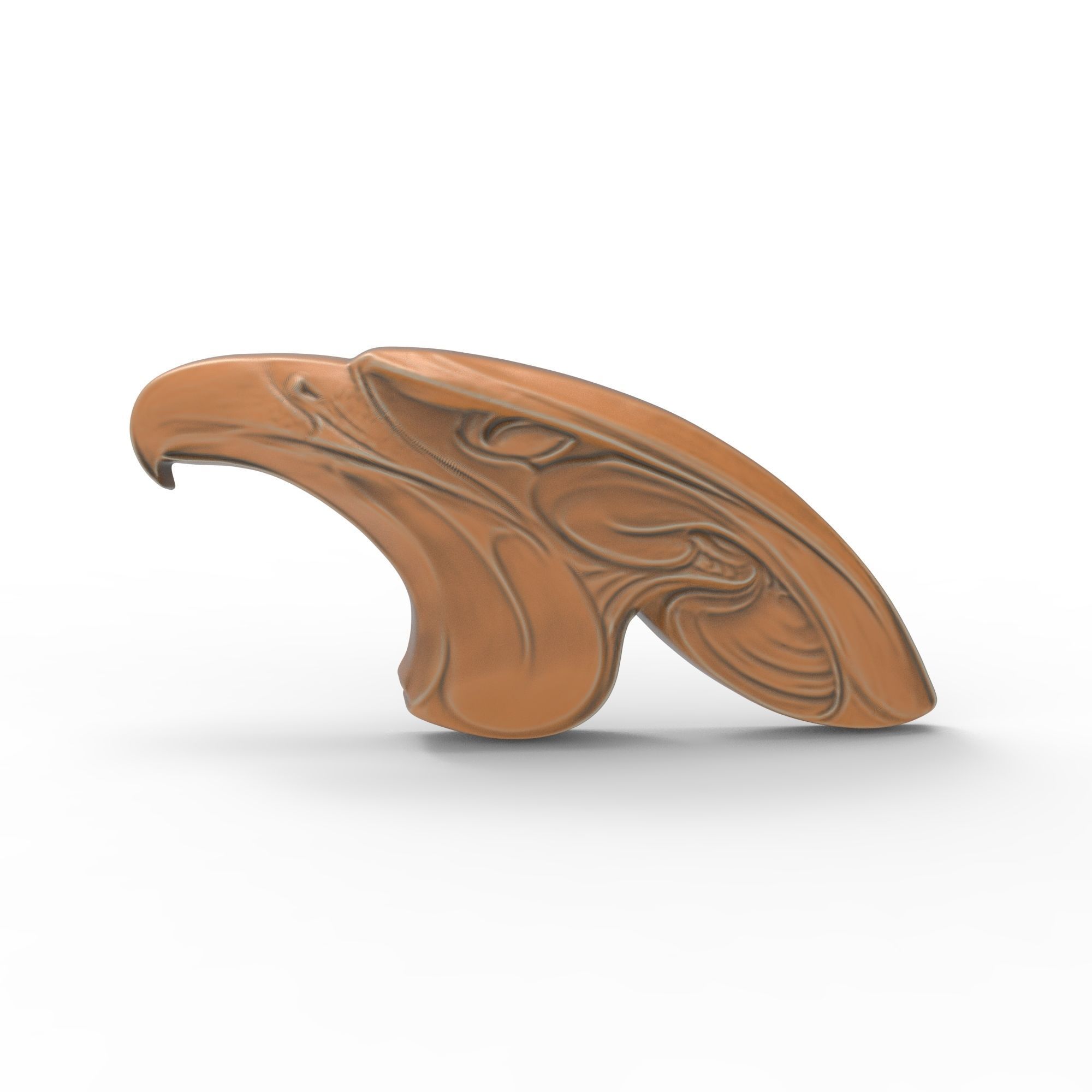 Eagle Bird Head 3D model 3D printable | CGTrader