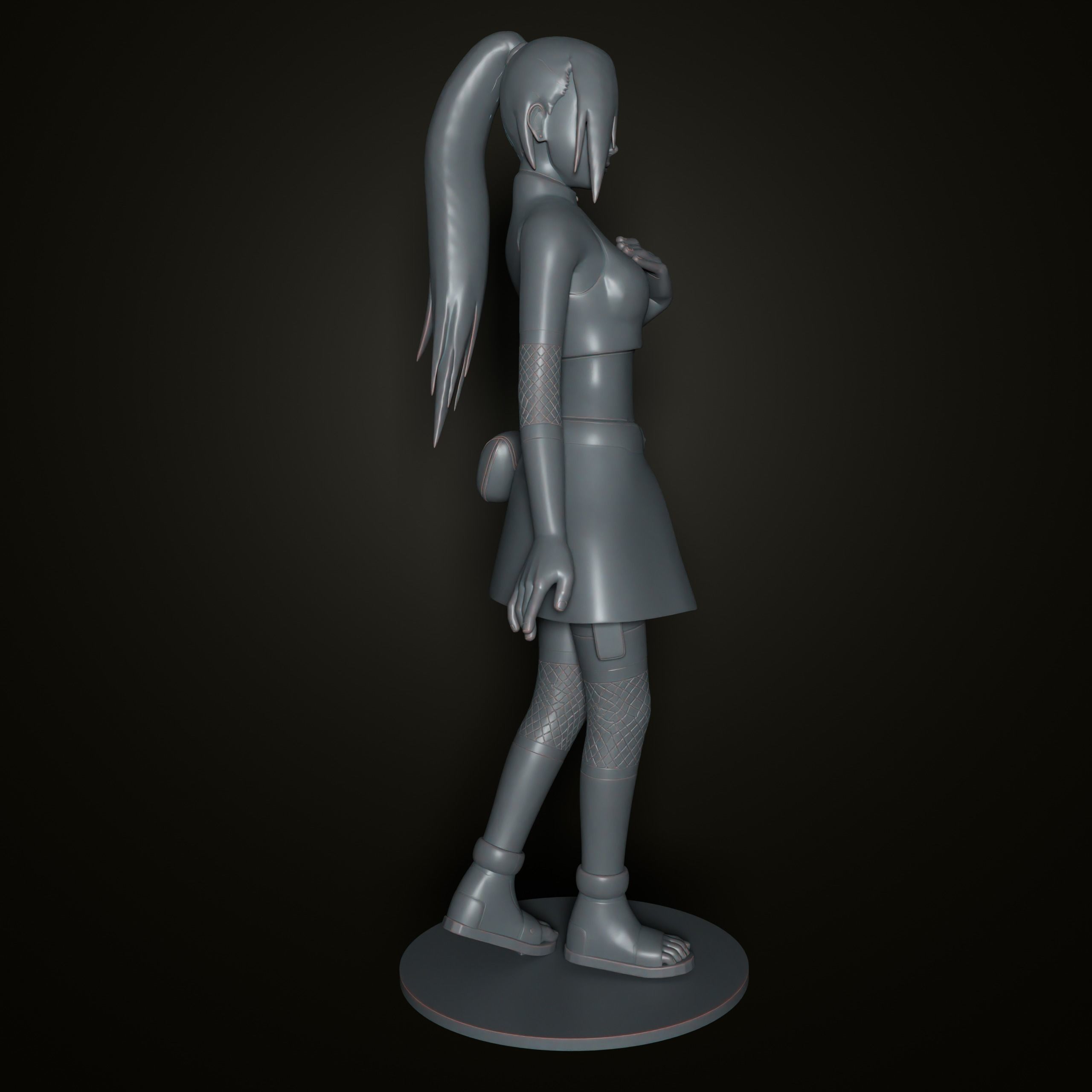 Ino Yamanaka Shippuden 3D model 3D printable | CGTrader