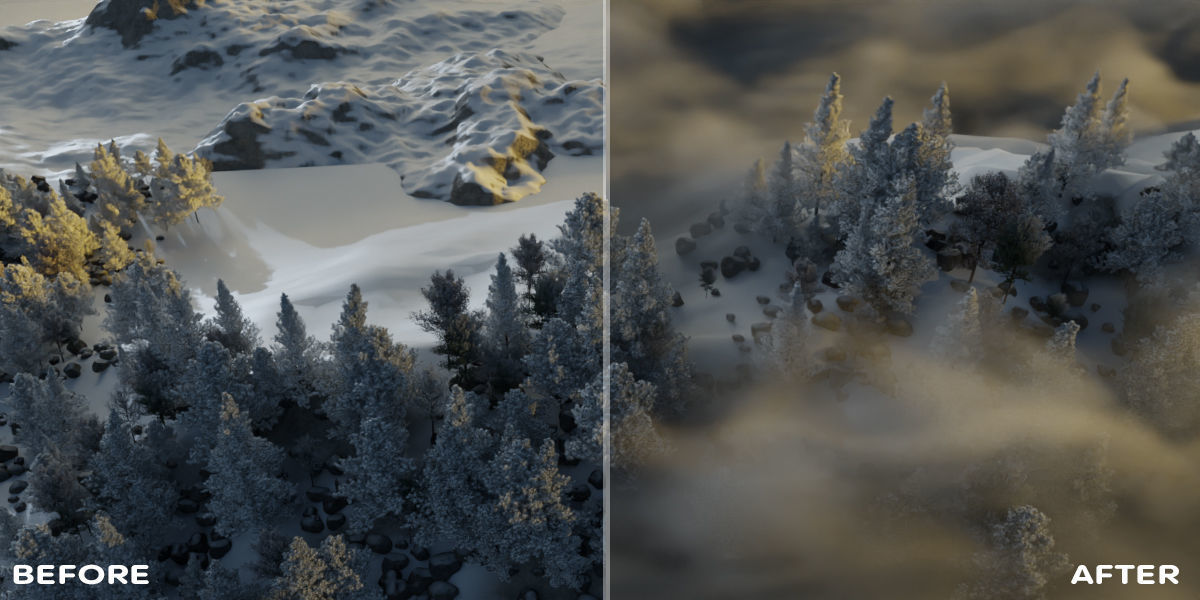 VDB Advection Fog Pack - 297 Frames Slow and Loopable 3D model animated ...