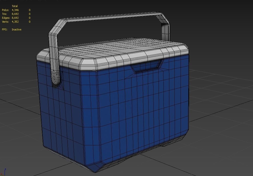 3D model Ice Cooler Box M02 VR / AR / low-poly | CGTrader