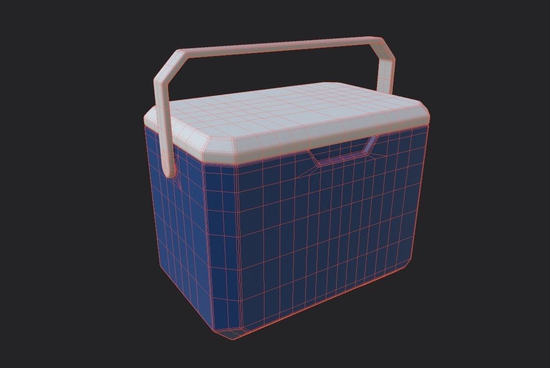 3D model Ice Cooler Box M02 VR / AR / low-poly | CGTrader
