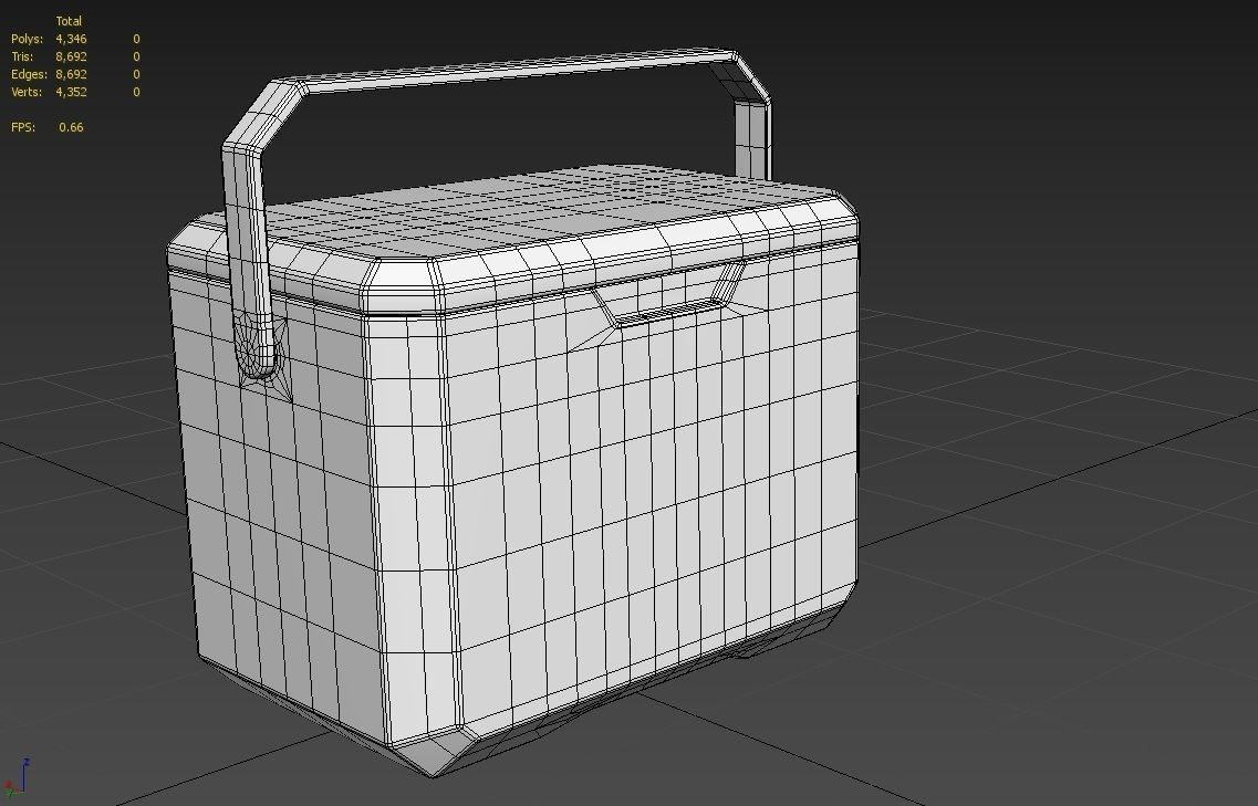 3D model Ice Cooler Box M02 VR / AR / low-poly | CGTrader