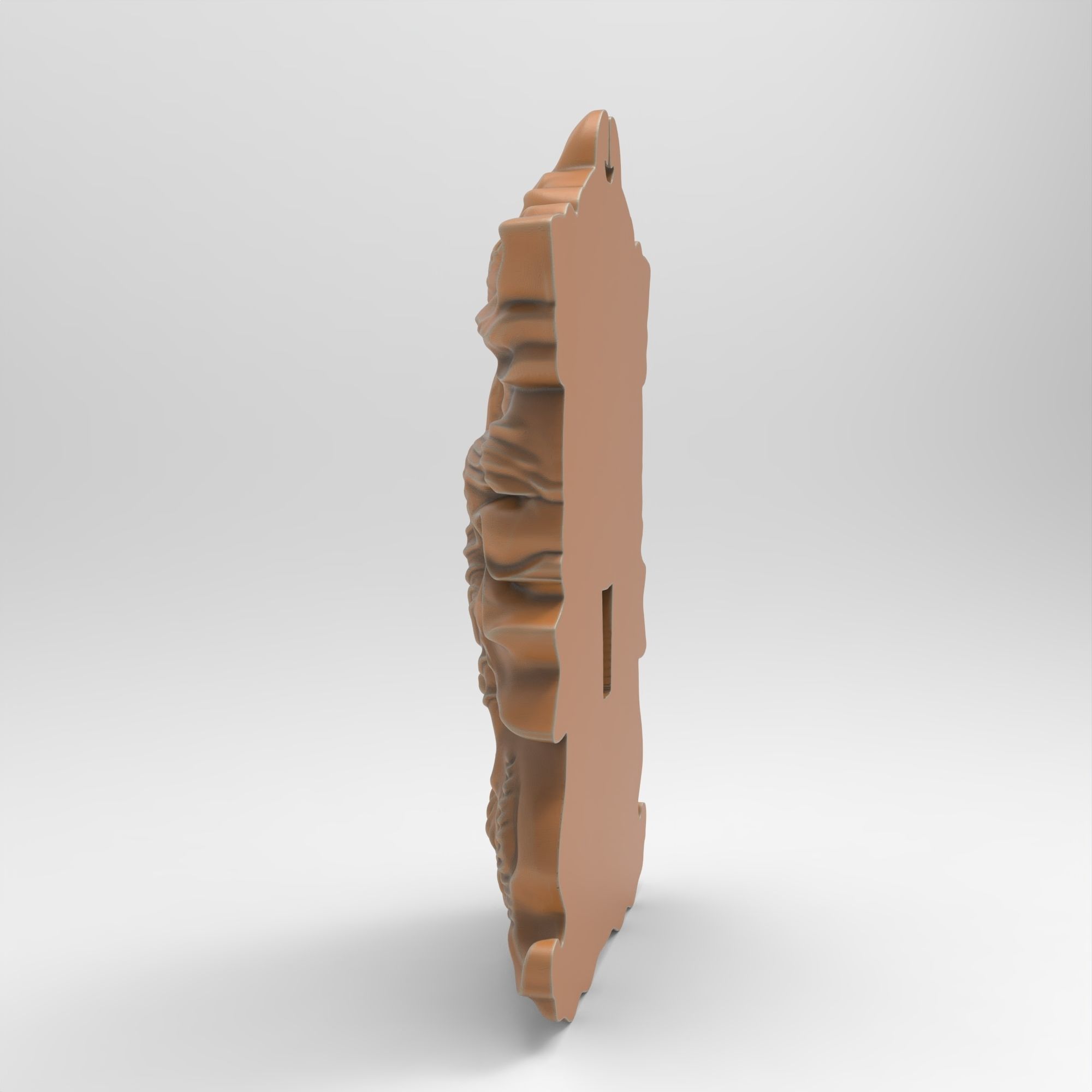 Vintage Leaf Green Man Door Lock Handle Sculpture Ornament STL 3D model ...