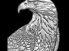 Eagle Head Sculpture STL File 3D model 3D printable | CGTrader