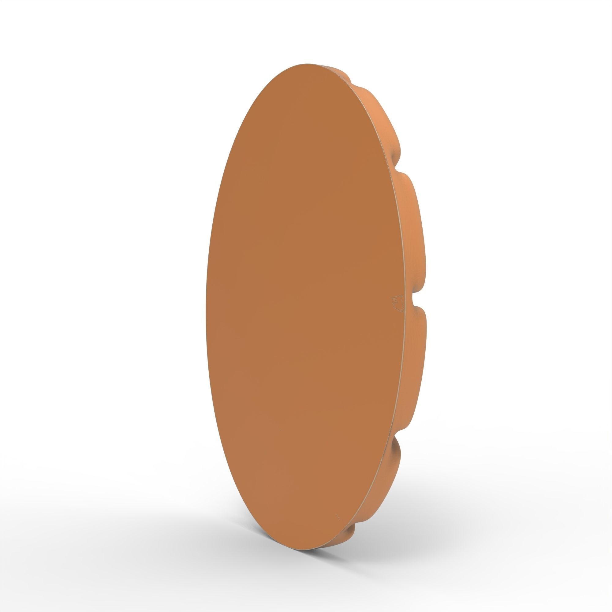 Lion Head in Oval Frame Sculpture STL File 3D model 3D printable | CGTrader