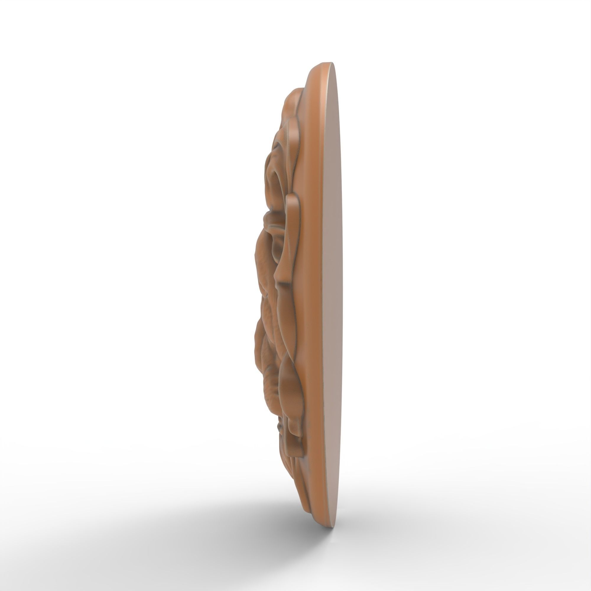 Lion Head Sculpture STL File 3D model 3D printable | CGTrader