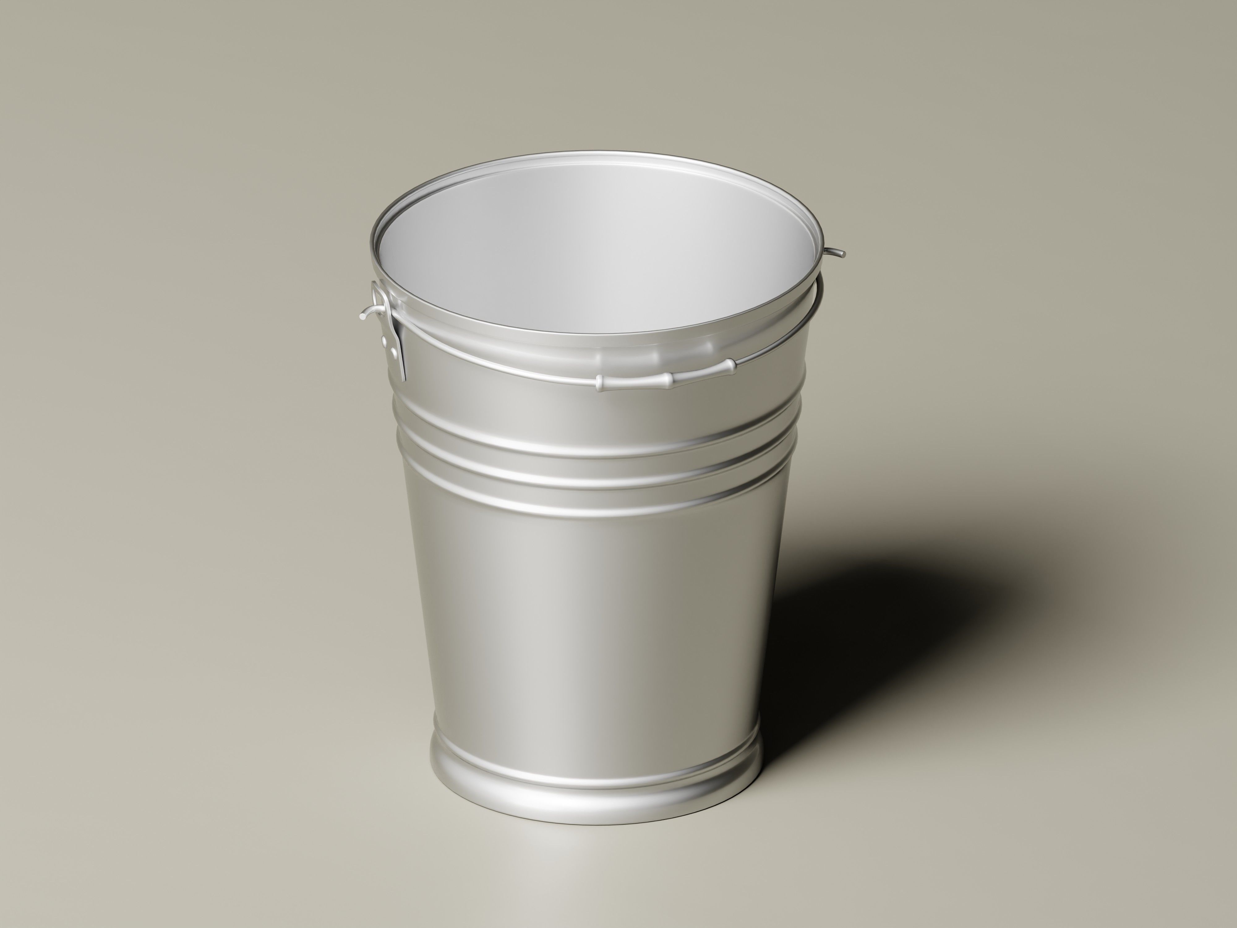 3D model Galvanized Steel Bucket 3D Model VR / AR / low-poly | CGTrader
