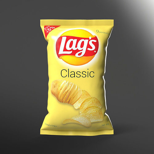 3D model Chips Packet VR / AR / low-poly | CGTrader