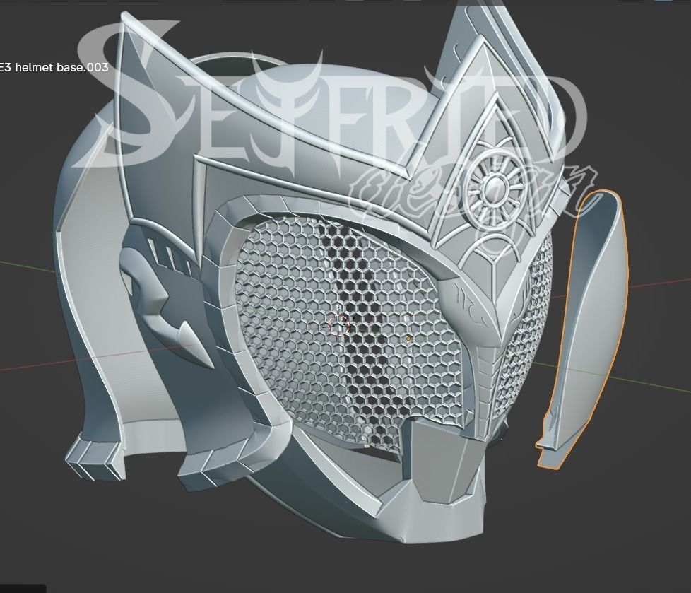 Kamen Rider Saga fully wearable cosplay helmet STL file 3D model 3D ...