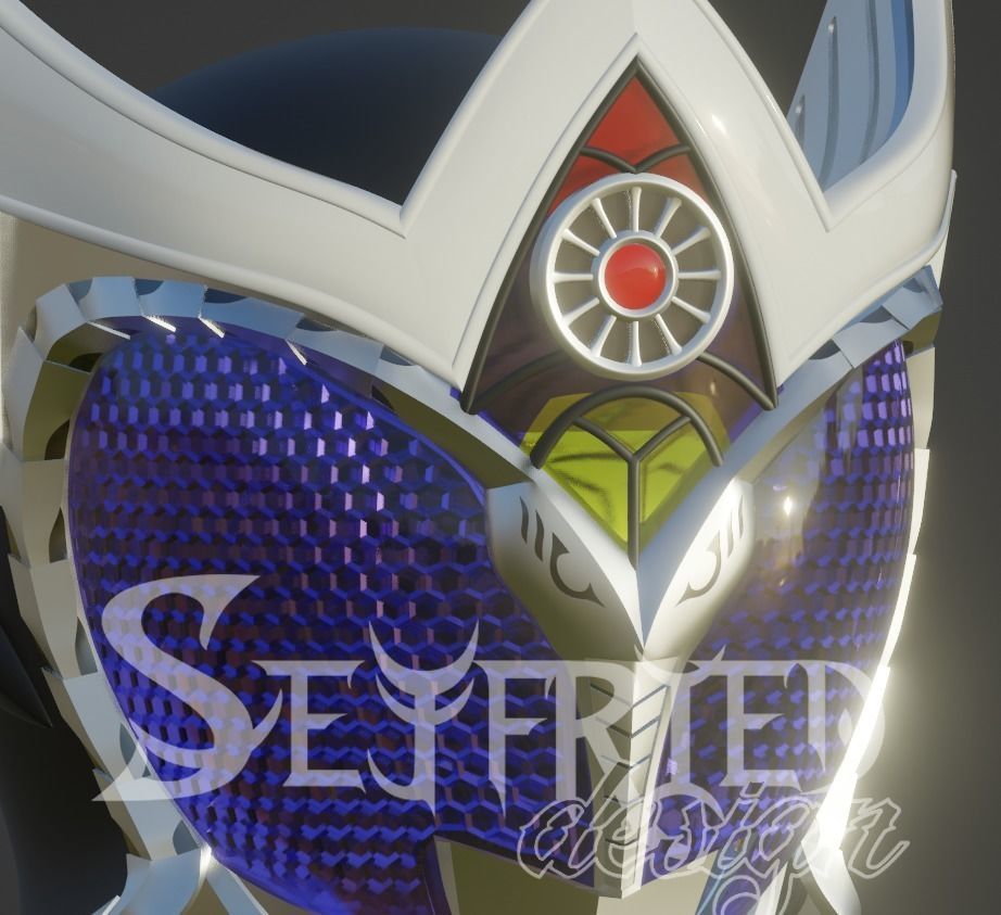 Kamen Rider Saga fully wearable cosplay helmet STL file 3D model 3D ...