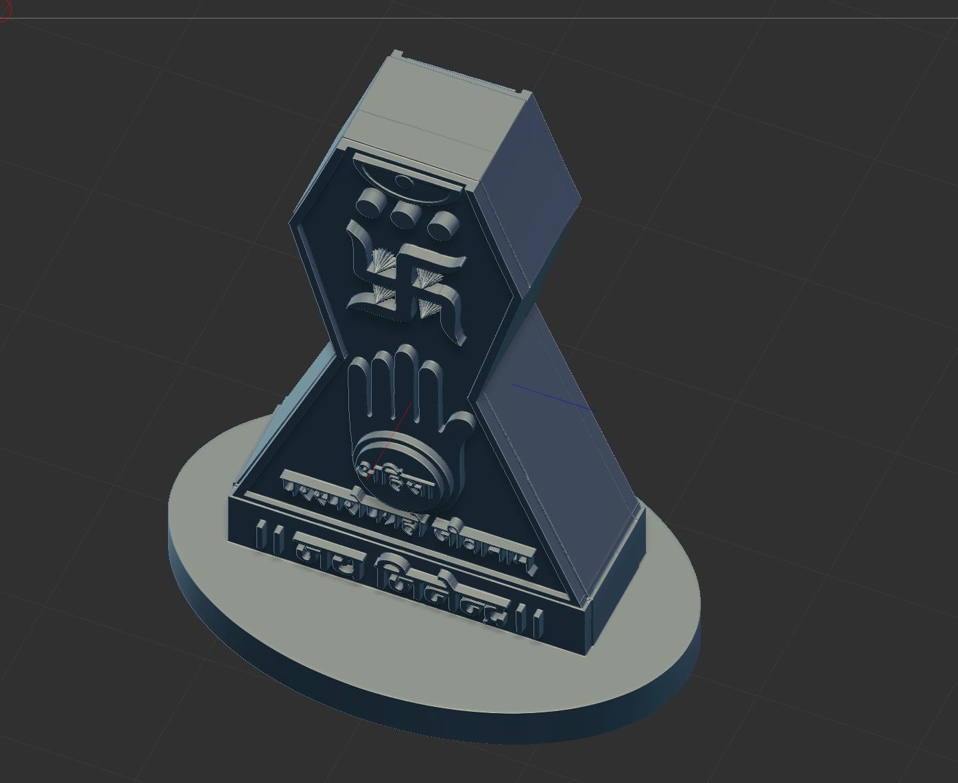 Jain Jainism Religious Symbol 3D model 3D printable | CGTrader