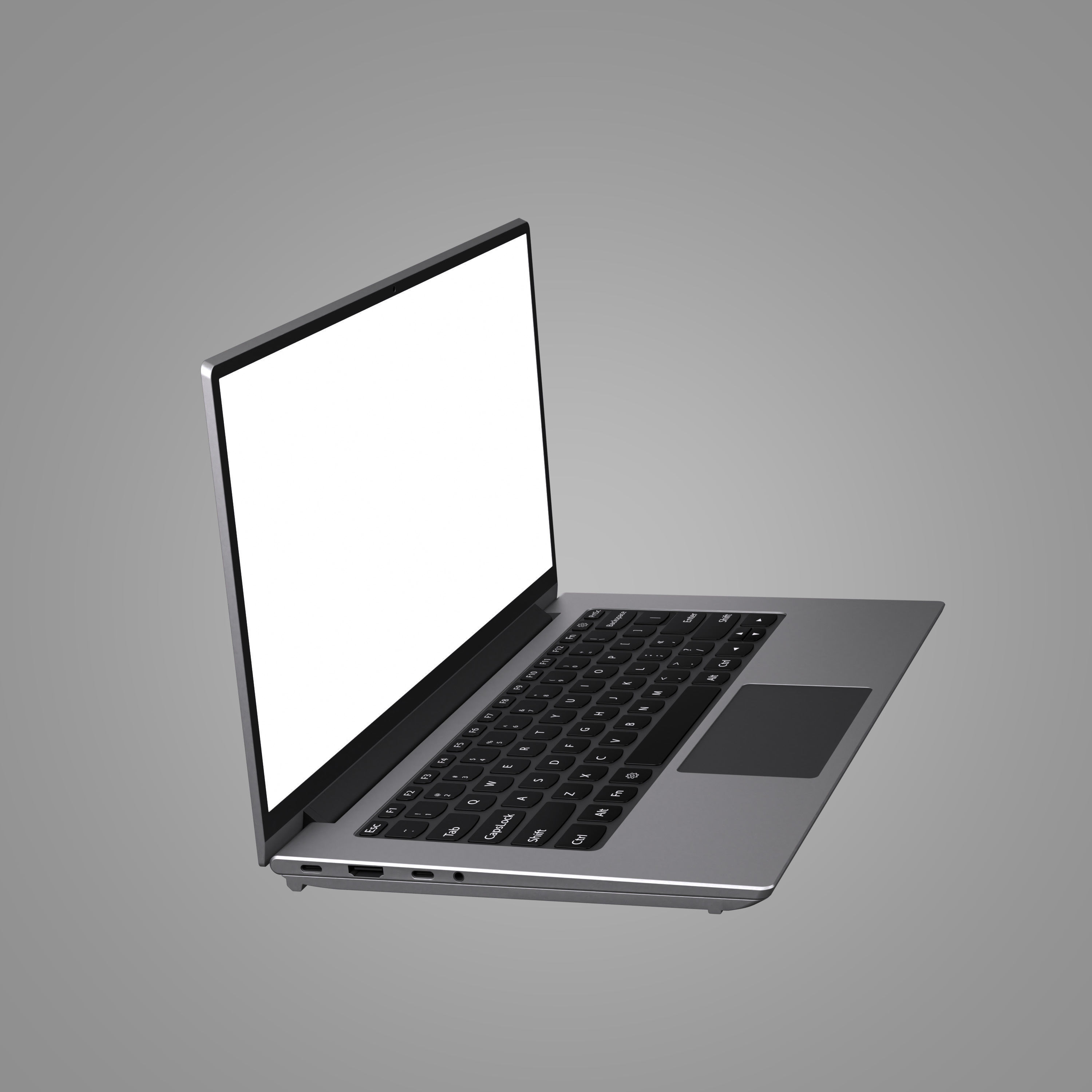 Notbook Model 3D model rigged | CGTrader