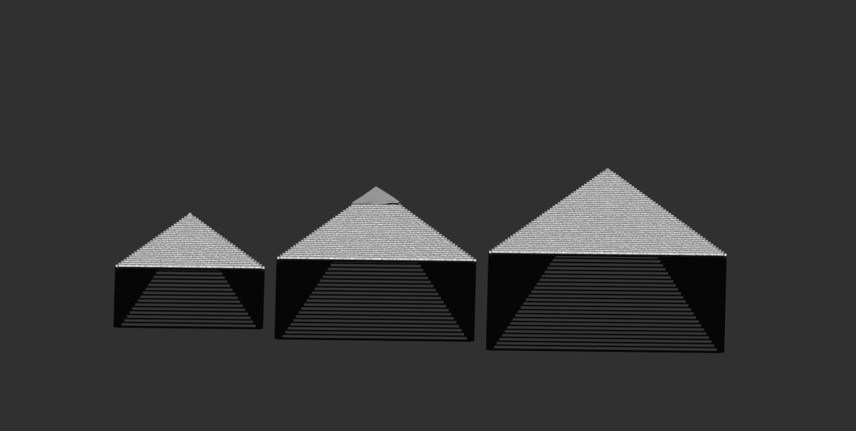 Egyptian pyramids 3d models printable free download free 3D model 3D ...