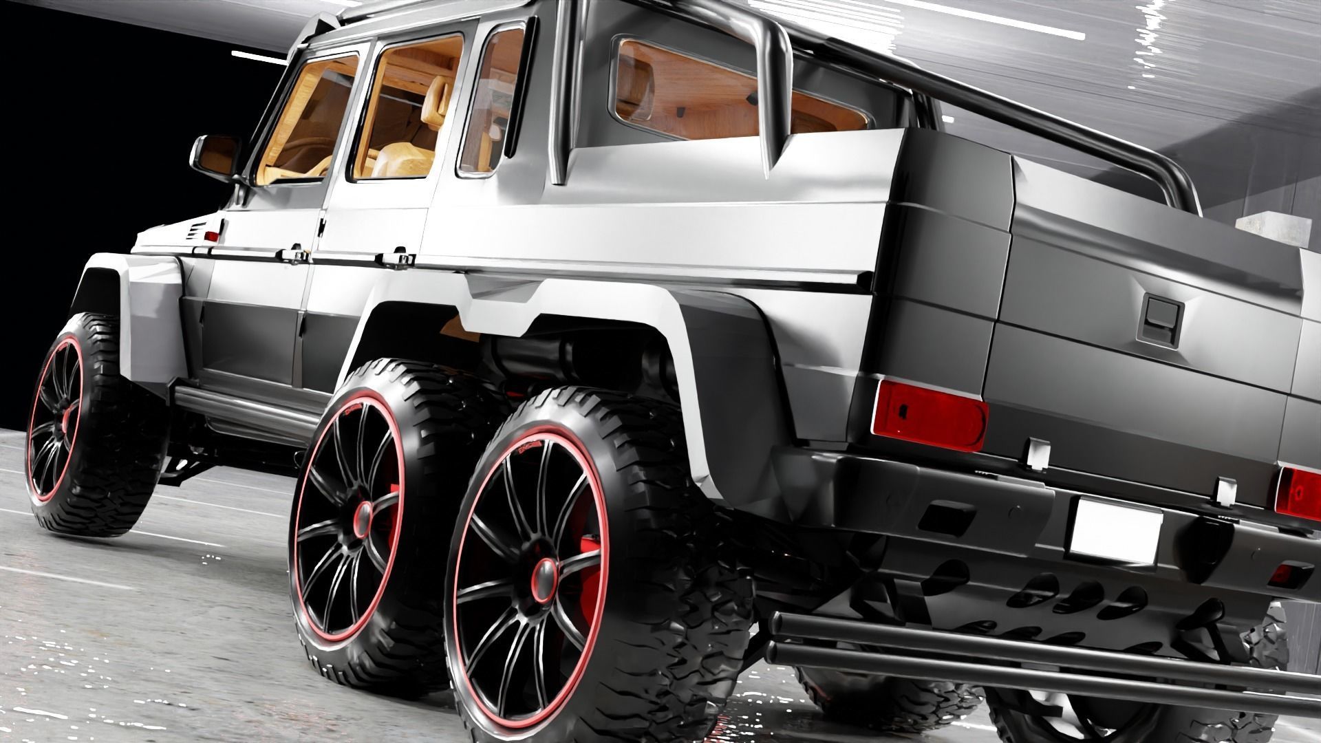 Brabus Mercedes GWagon 3D model | CGTrader