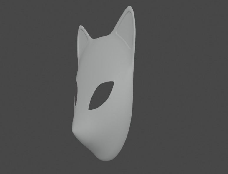 Simple Fox Mask free VR / AR / low-poly 3D model | CGTrader