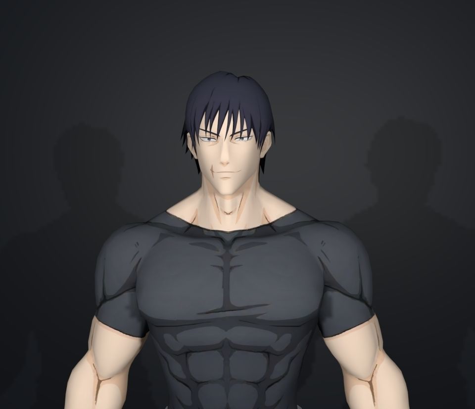 toji fushiguro 3D model animated rigged | CGTrader