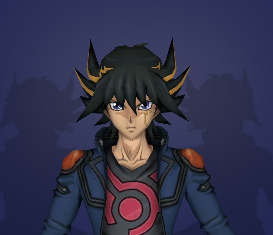 yusei 3D model animated rigged | CGTrader
