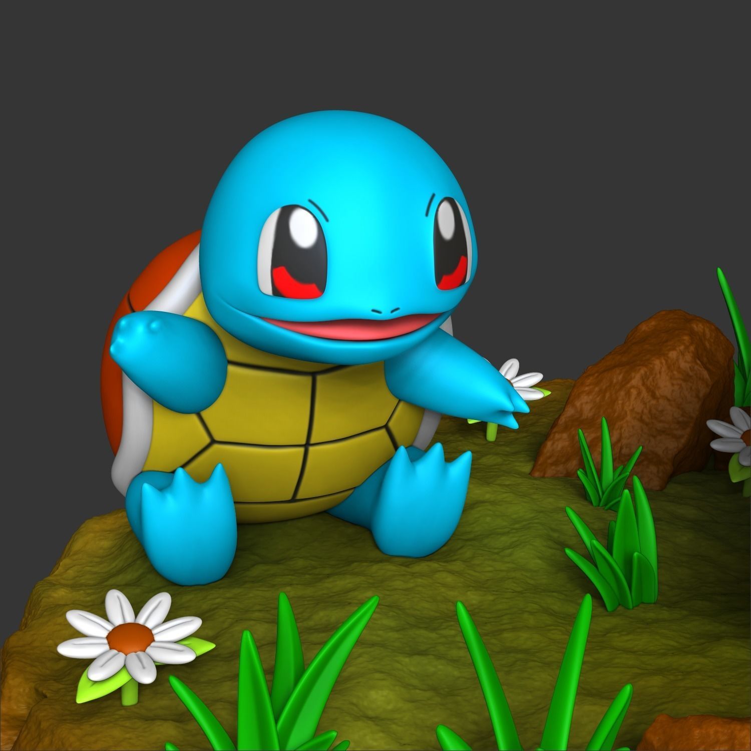 First generation starters - Pokemon 3D model 3D printable | CGTrader