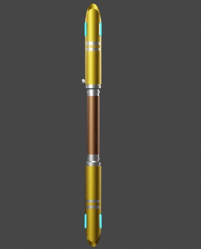 Temple Guard Lightsaber free 3D model | CGTrader