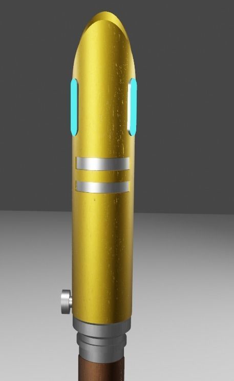 Temple Guard Lightsaber free 3D model | CGTrader