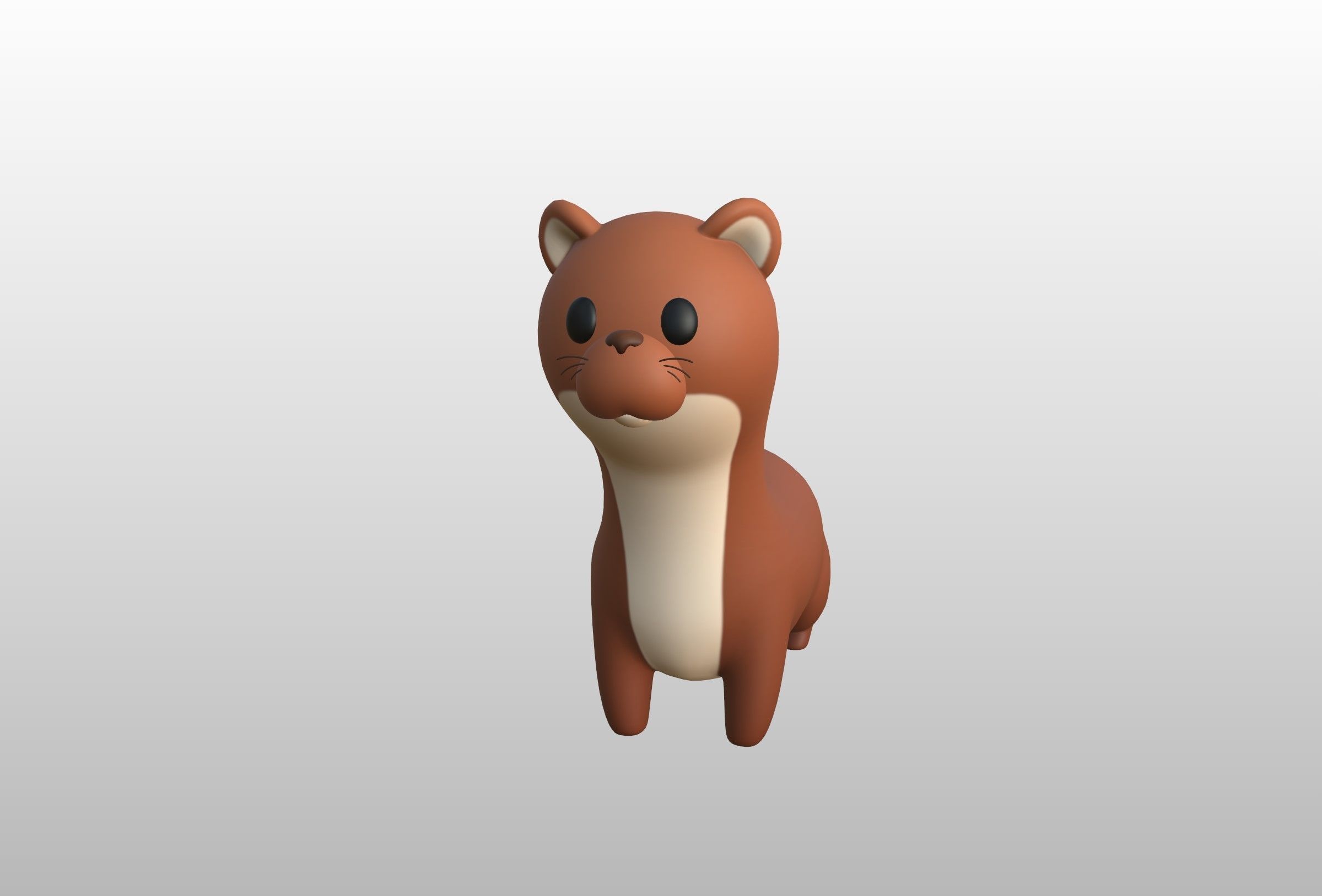 Character288 Weasel 3D model | CGTrader