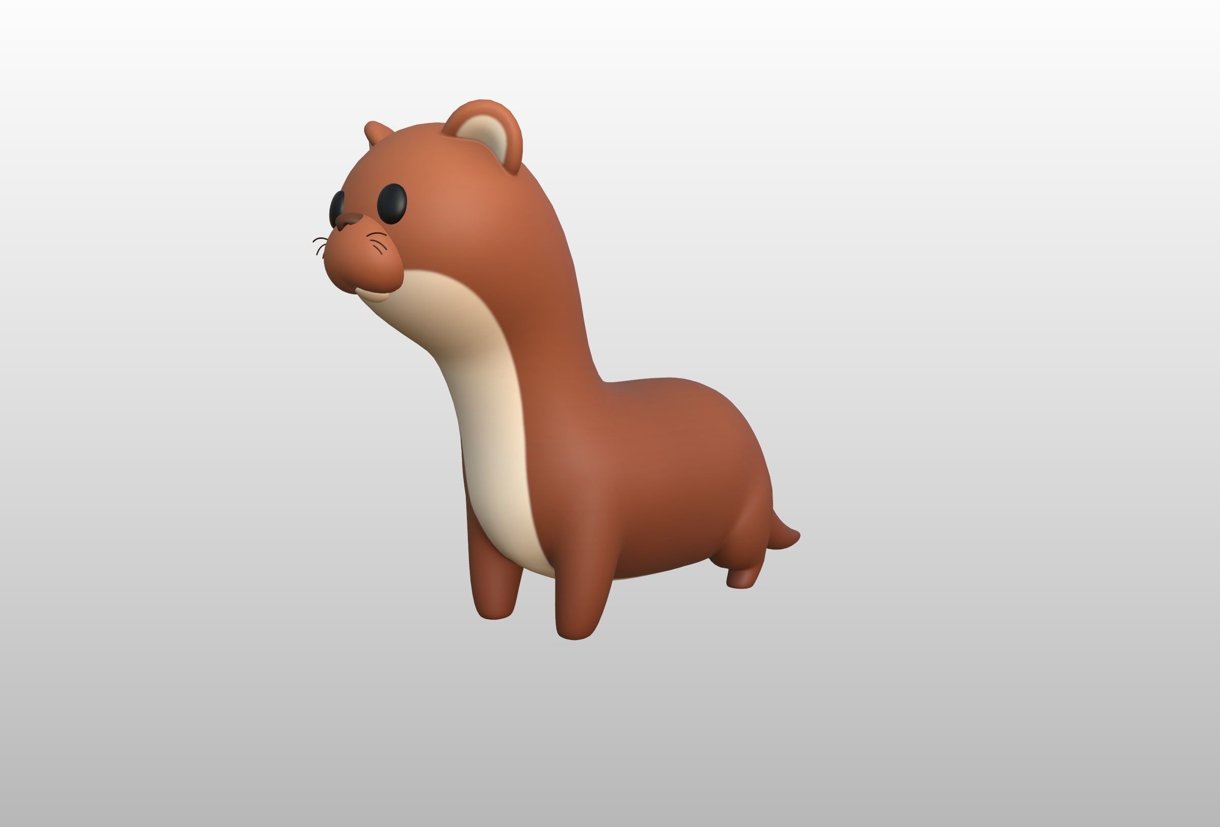 Character288 Weasel 3D model | CGTrader