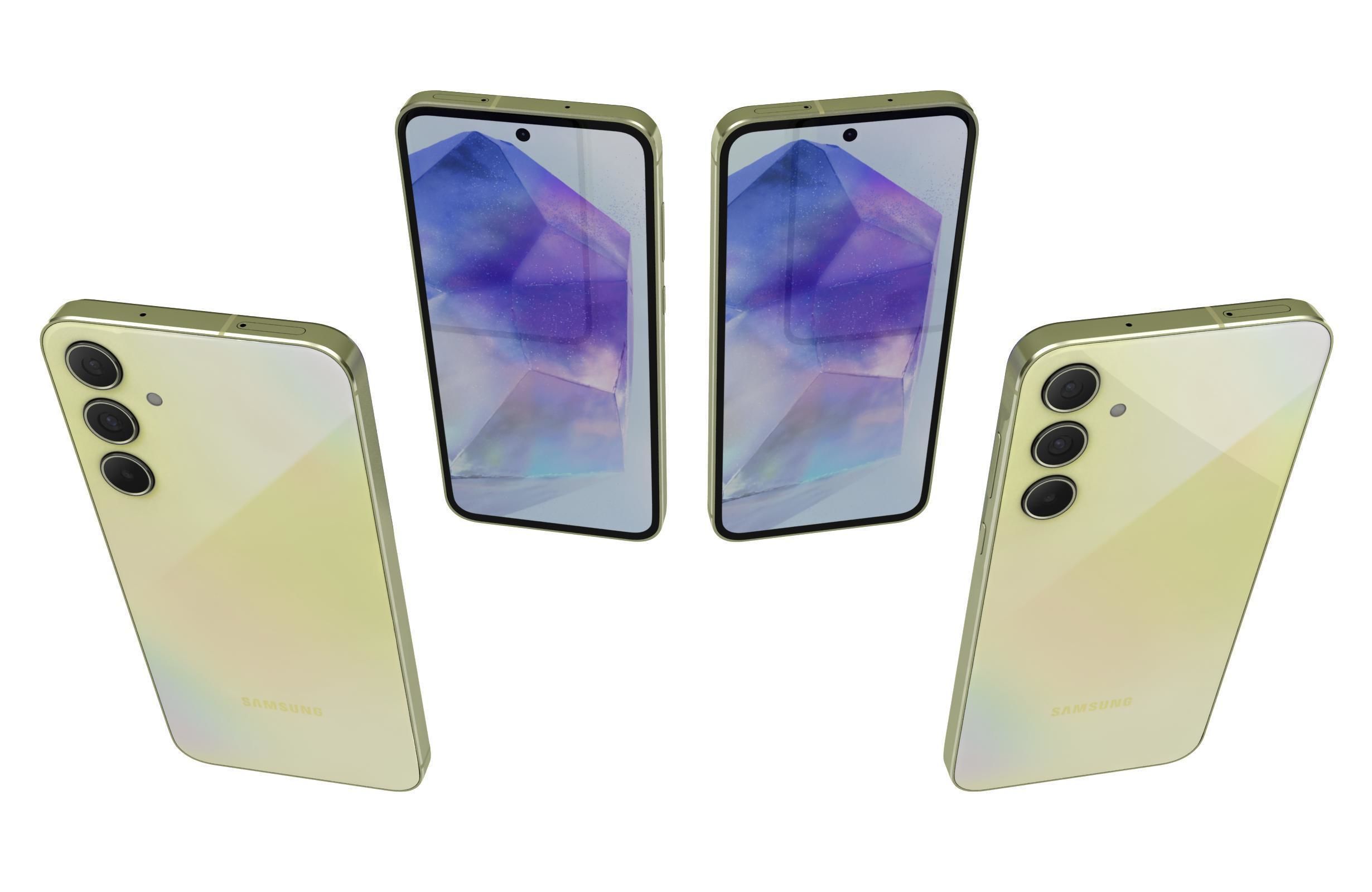 Samsung Galaxy A55 5G All Colors 3D model | CGTrader