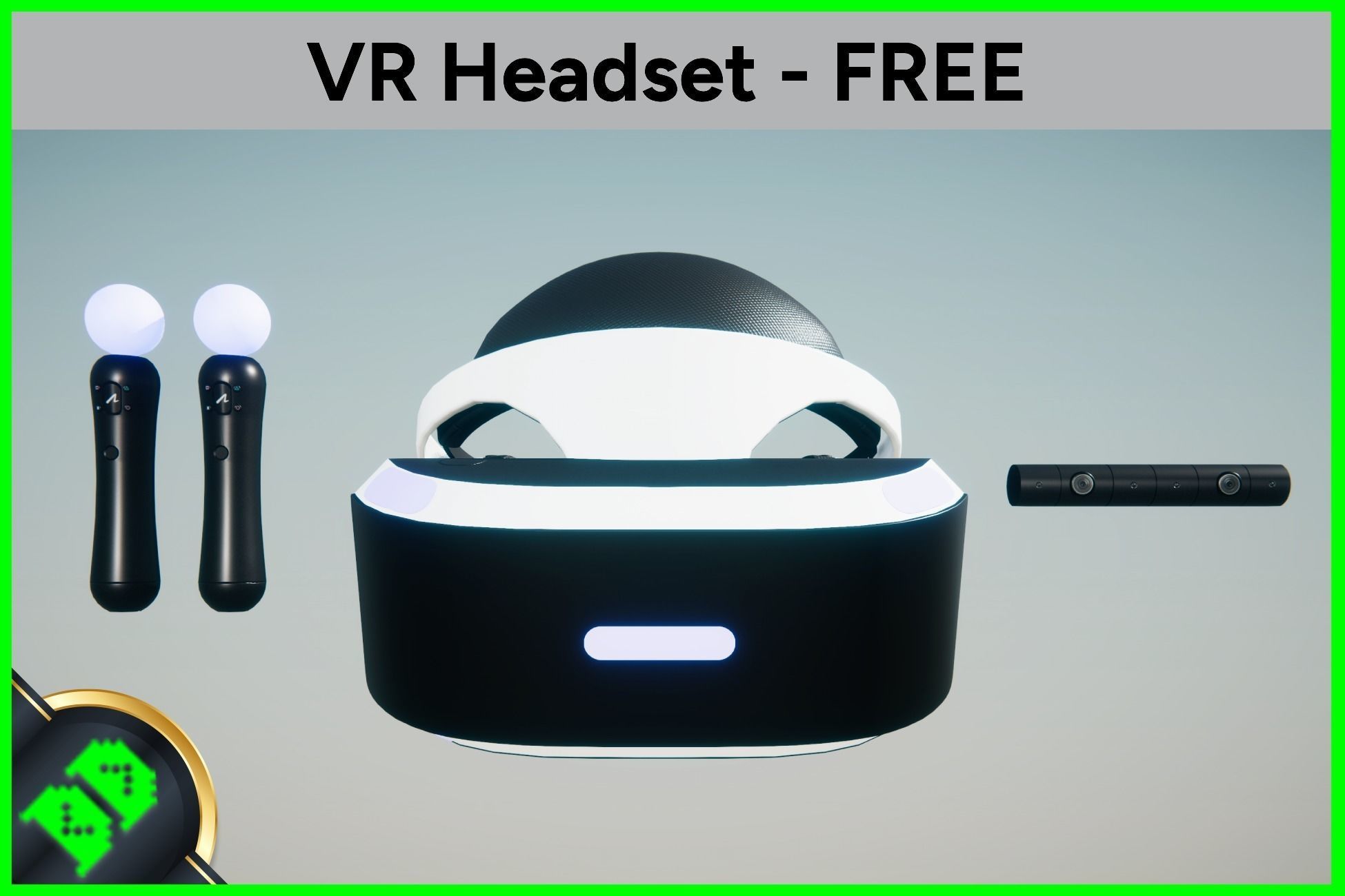 Playstation VR - FREE free VR / AR / low-poly 3D model | CGTrader