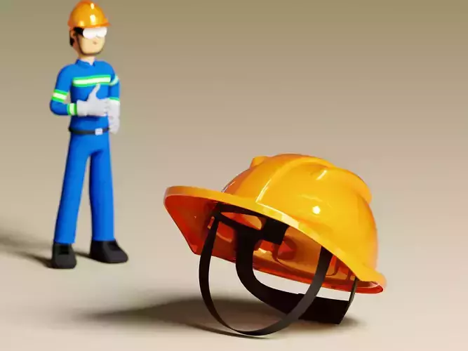 3D model Safety Helmet 3D Model VR / AR / low-poly | CGTrader