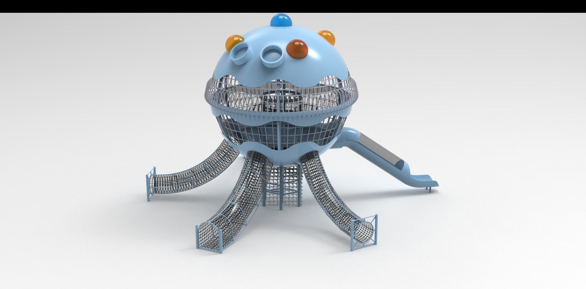 Octopus Theme Playground 3D model | CGTrader