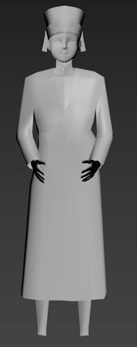 ancient Chinese character free 3D model | CGTrader