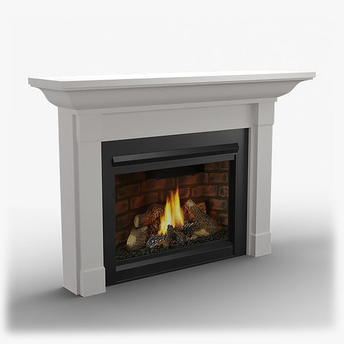Heatilator Novus Gas Fireplace 3D model | CGTrader