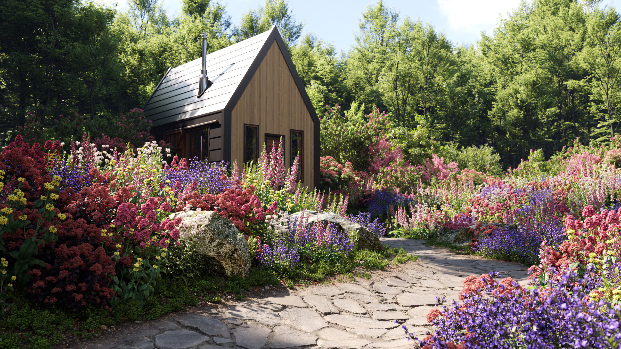 Archmodels vol 275 for 3dsmax - garden plants 3D model | CGTrader