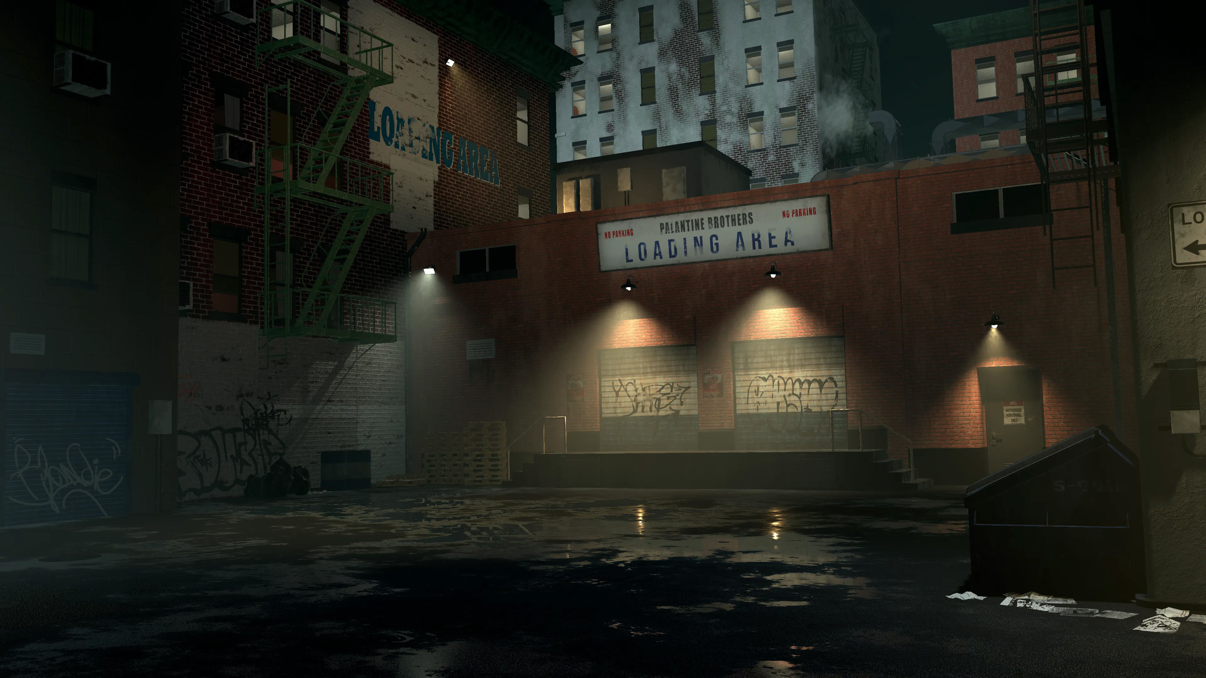 3D model 1970 s New York City Alley VR / AR / low-poly | CGTrader