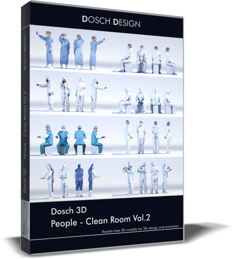 Dosch 3D - People - Clean Room Vol 2 3D model | CGTrader