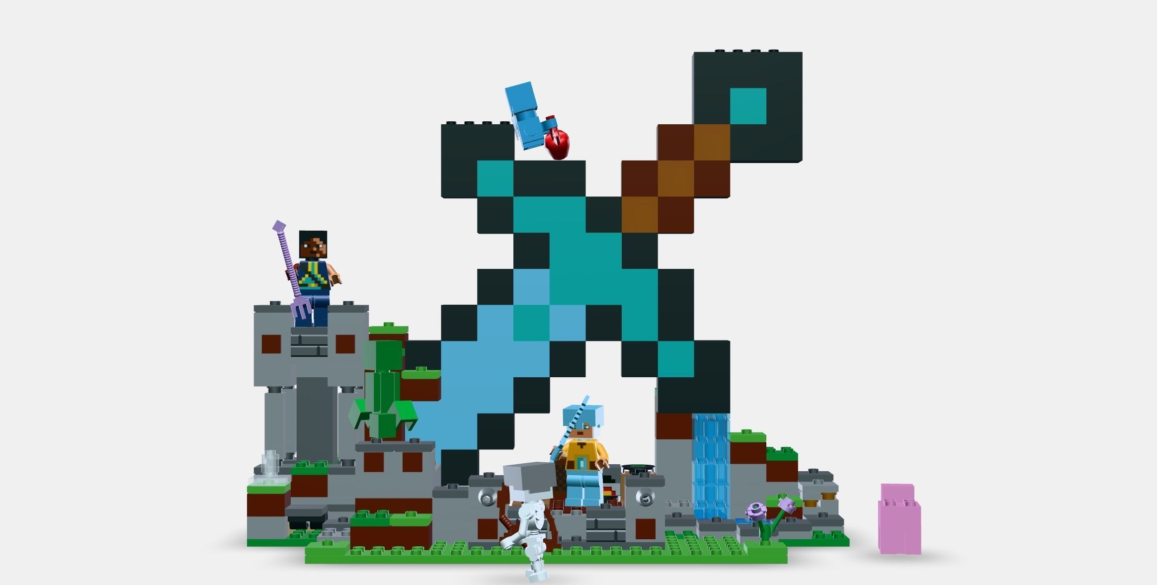 LEGO Minecraft The Sword Fortress 21244 3D model | CGTrader