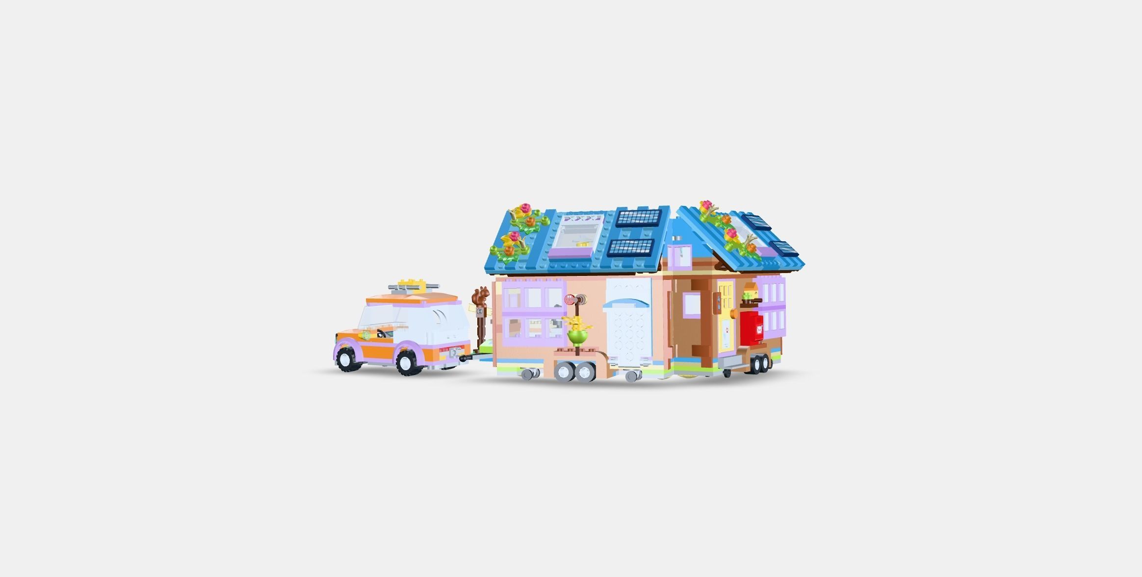 LEGO Friends Mobile Small House 41735 3D model | CGTrader