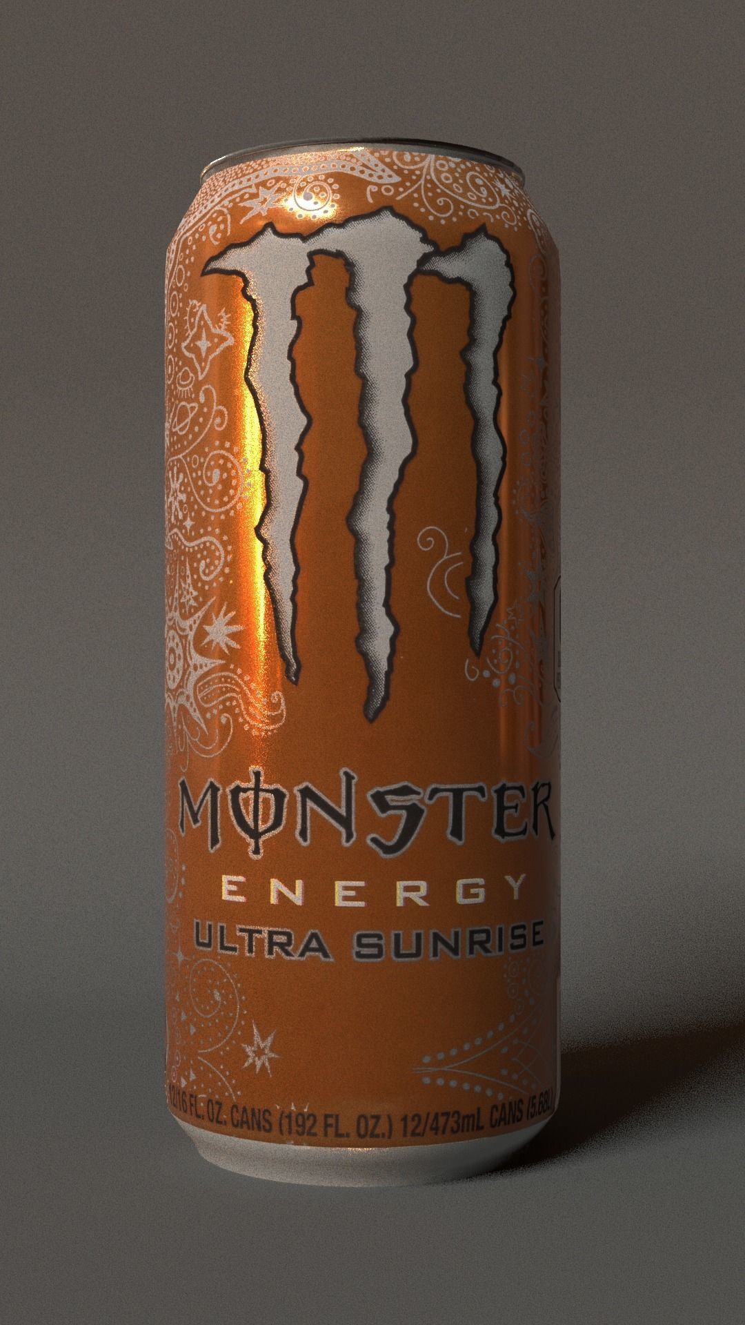 3D model Monster energy drink tin can VR / AR / low-poly | CGTrader