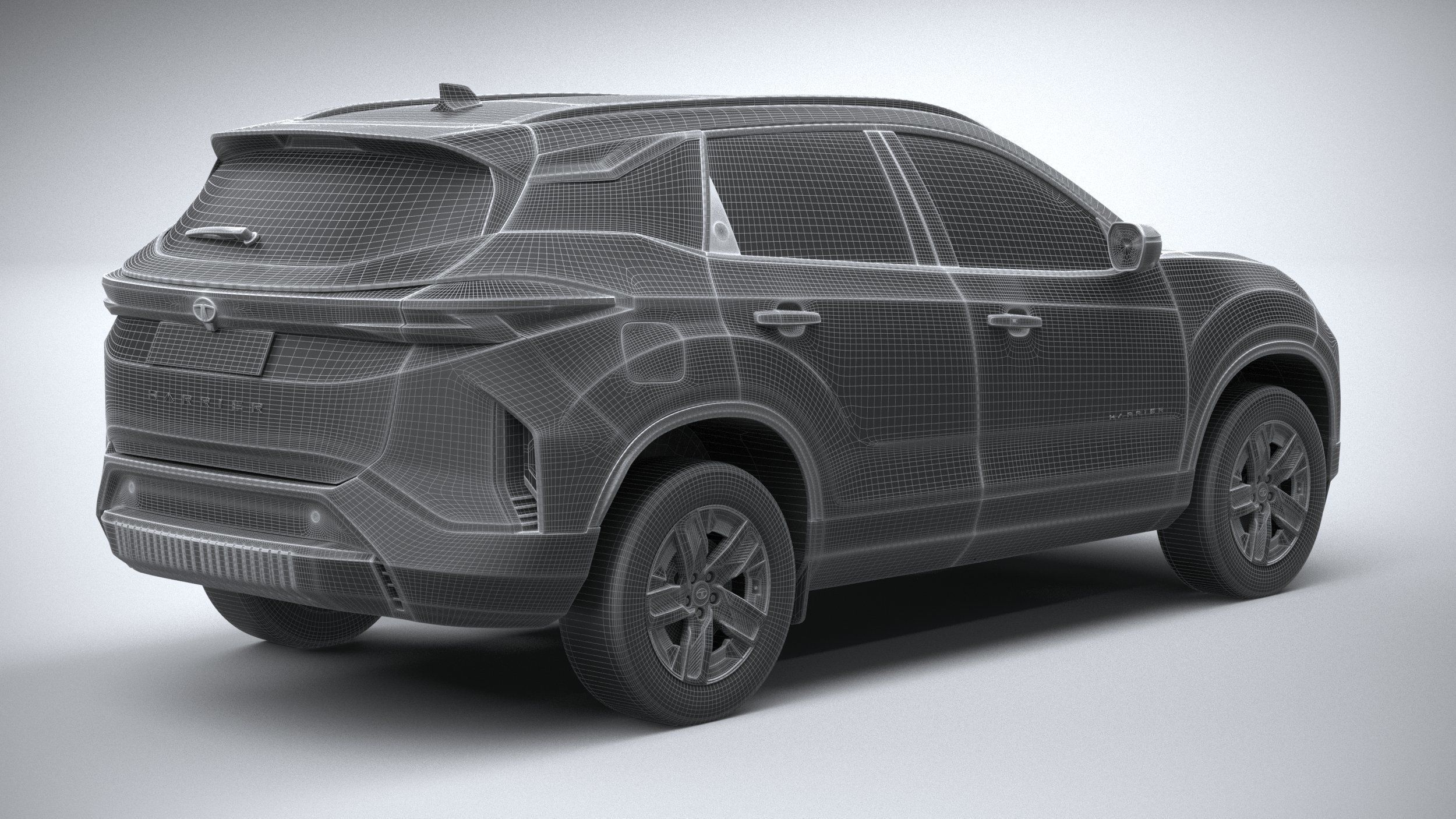 Tata Harrier 2024 3D model | CGTrader