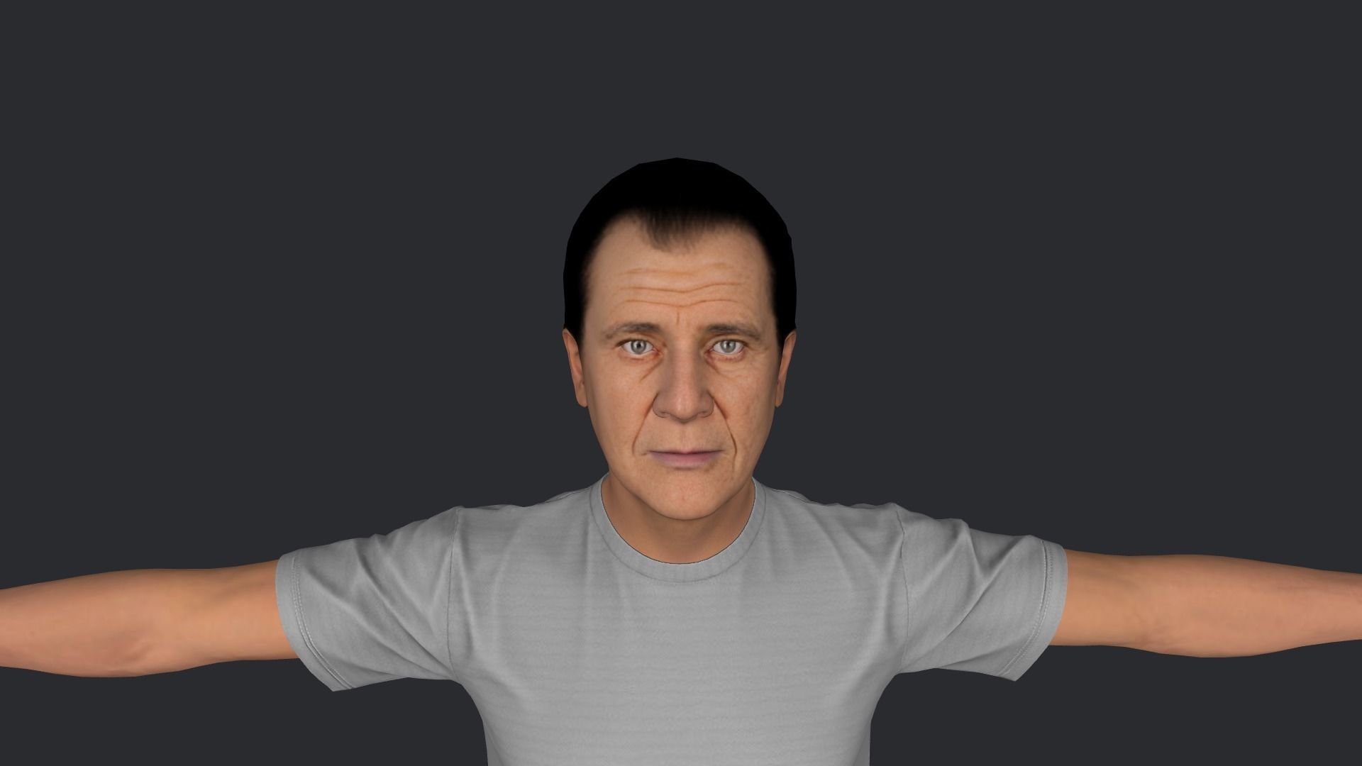 Mel Gibson Hyper Realistic Full Body Rigged Character 3D model rigged ...