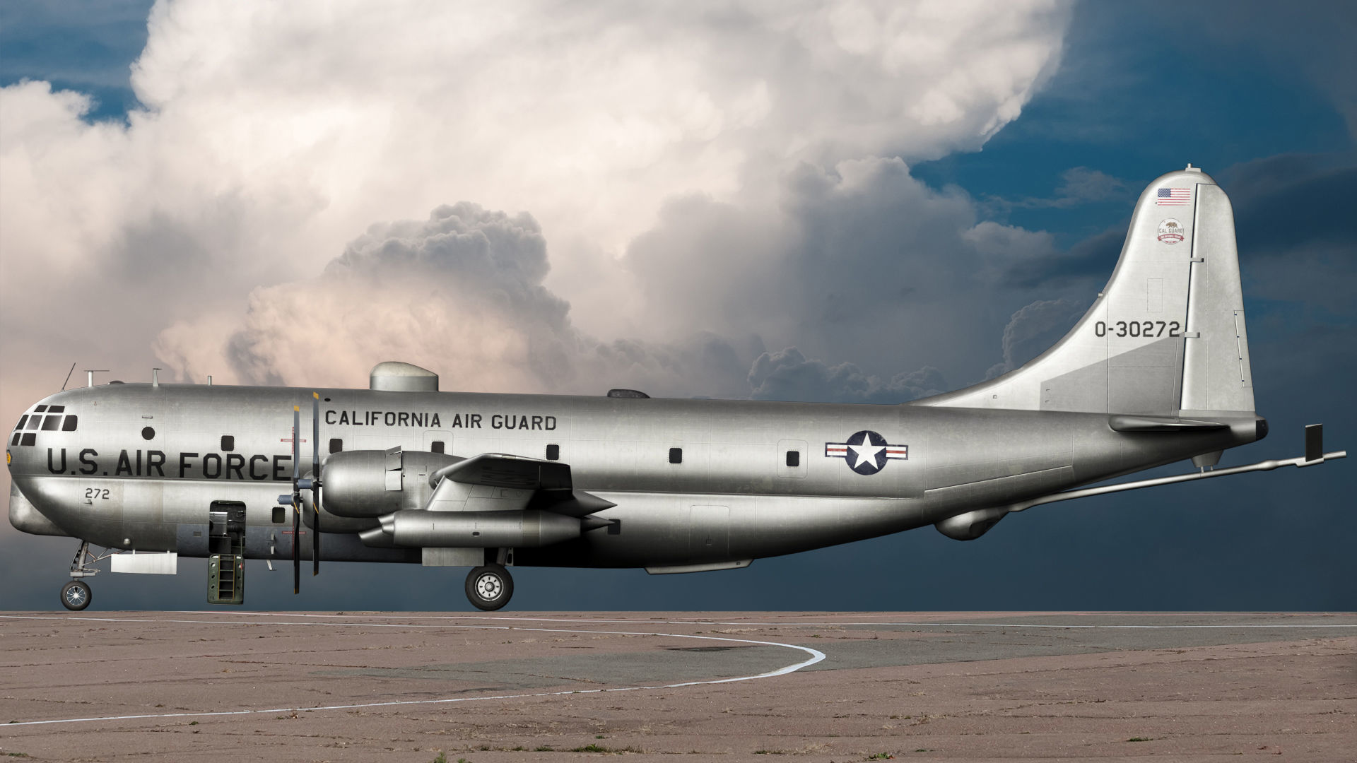 Boeing KC-97L Stratofreighter 3D model | CGTrader