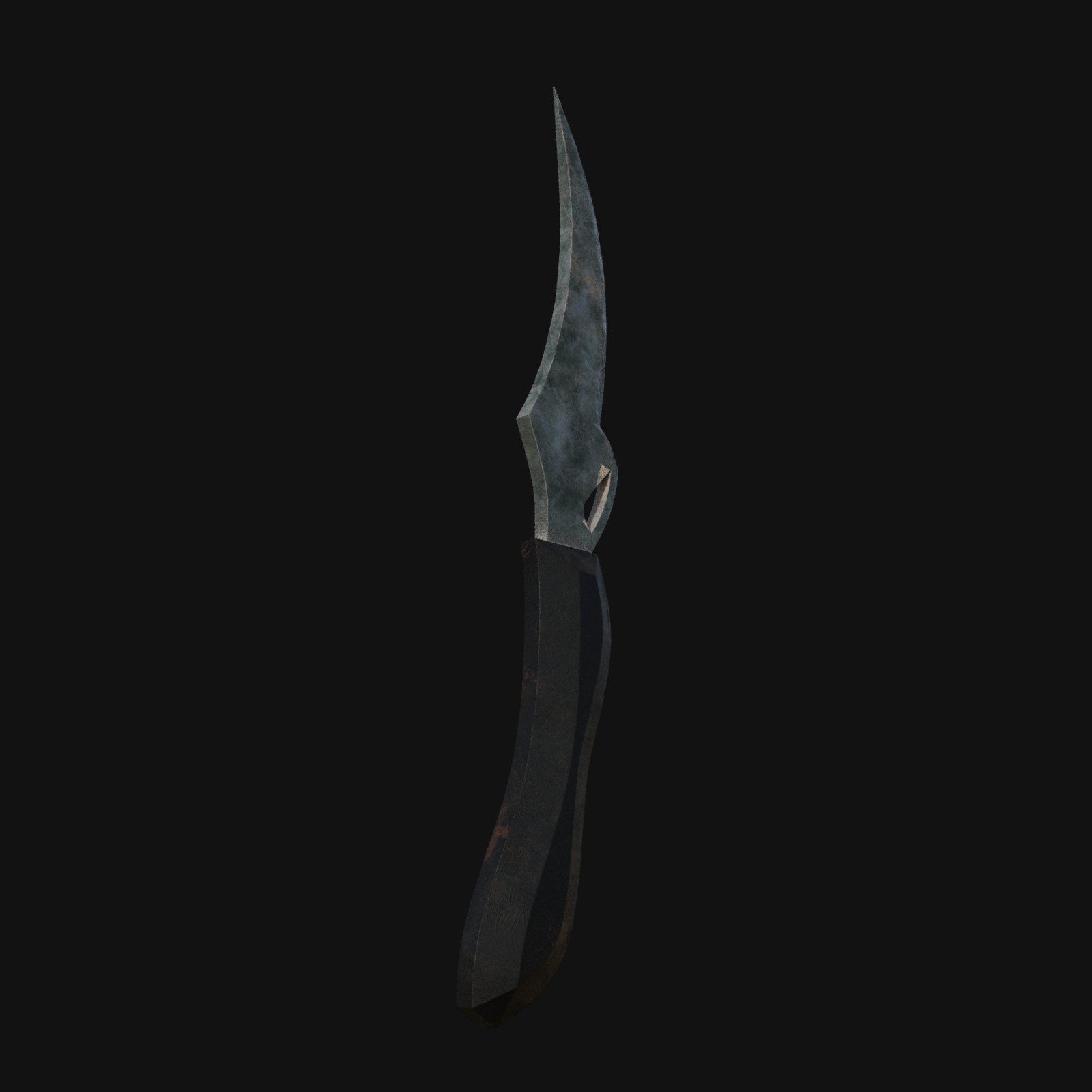 Infernal Inferno Fiery 3D Model Dagger for Digital Outlaws 3D model ...
