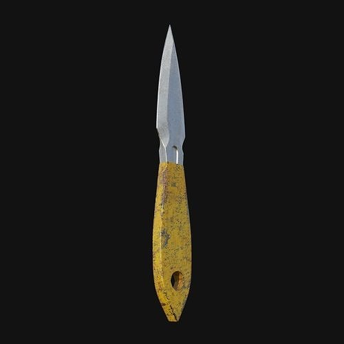 Infernal Inferno Fiery 3D Model Dagger for Digital Outlaws 3D model ...