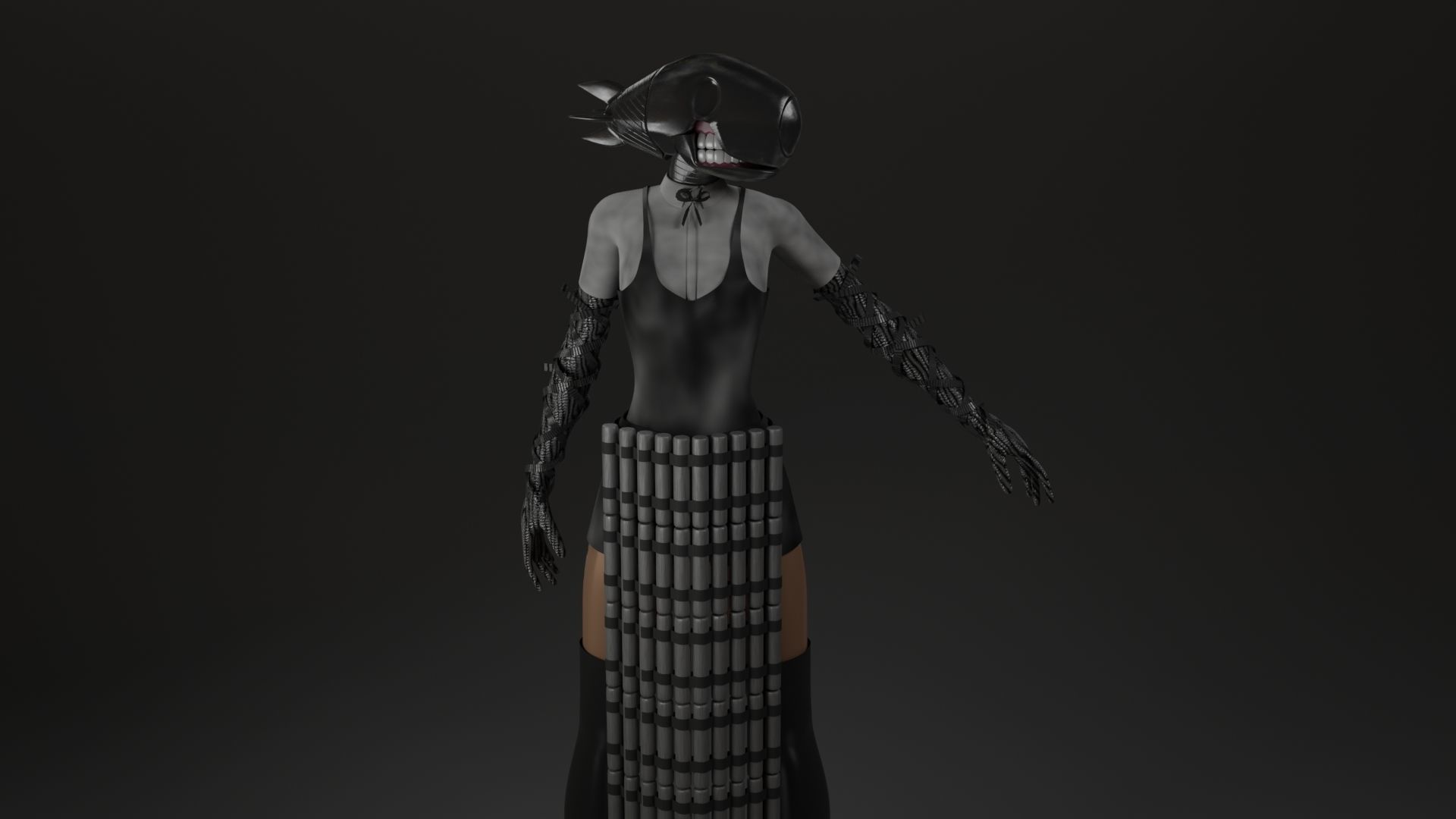 Bomb Devil 3D model rigged | CGTrader