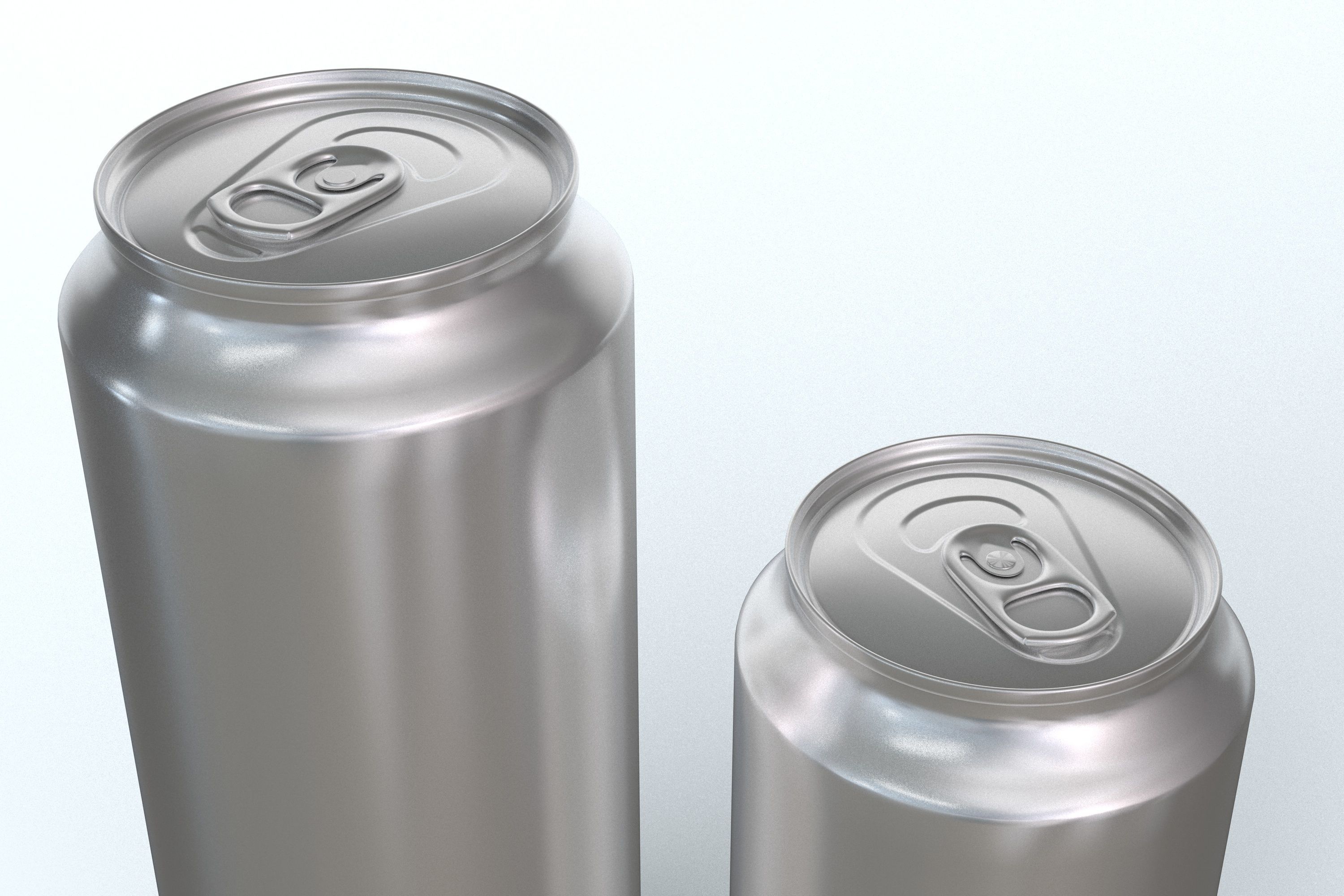 Aluminum Cans 330ml 500ml 3D model | CGTrader