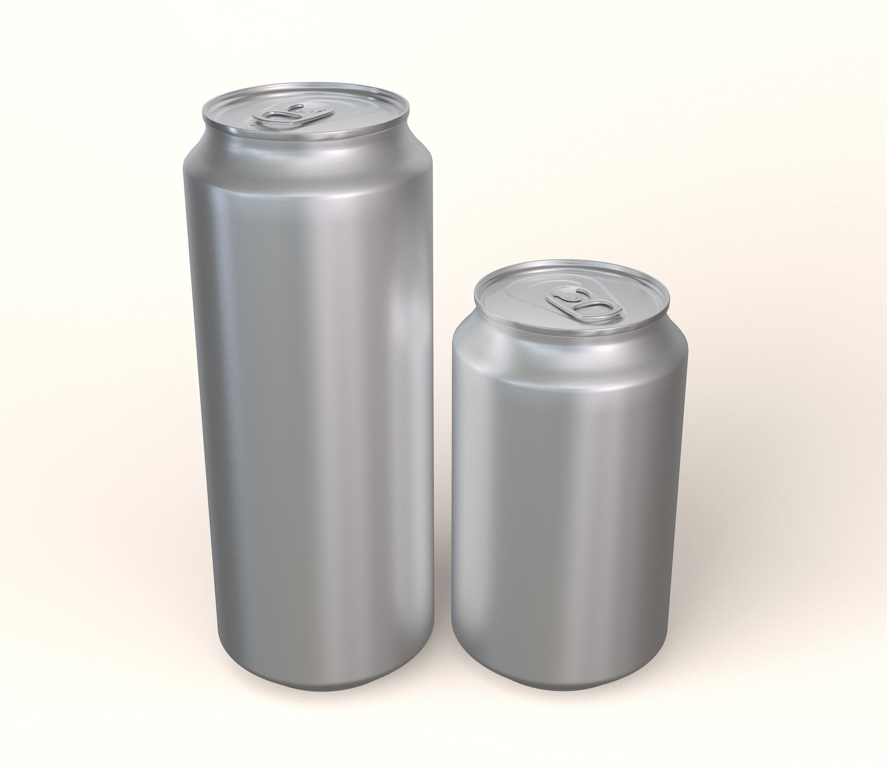 Aluminum Cans 330ml 500ml 3D model | CGTrader