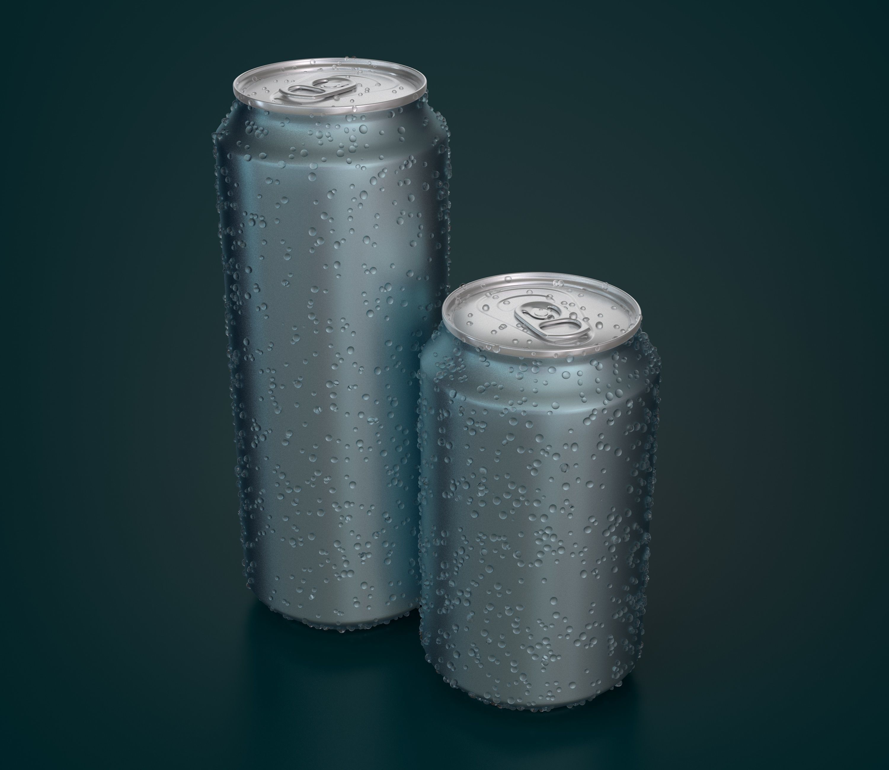 Aluminum Cans 330ml 500ml 3D model | CGTrader